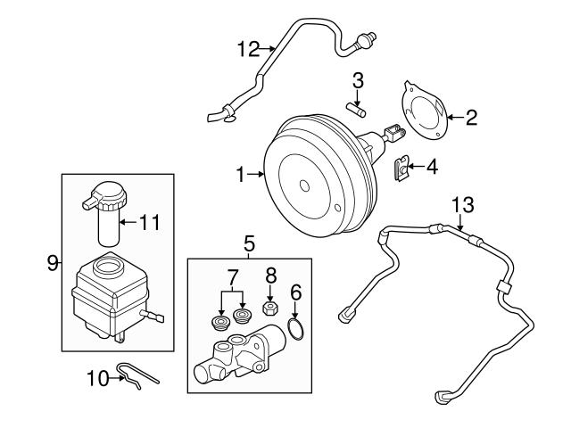 Genuine BMW 34336792956 Power Brake Booster/Servo - BMW