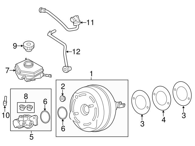 Genuine BMW 34336851095 Brake Master Cylinder - BMW