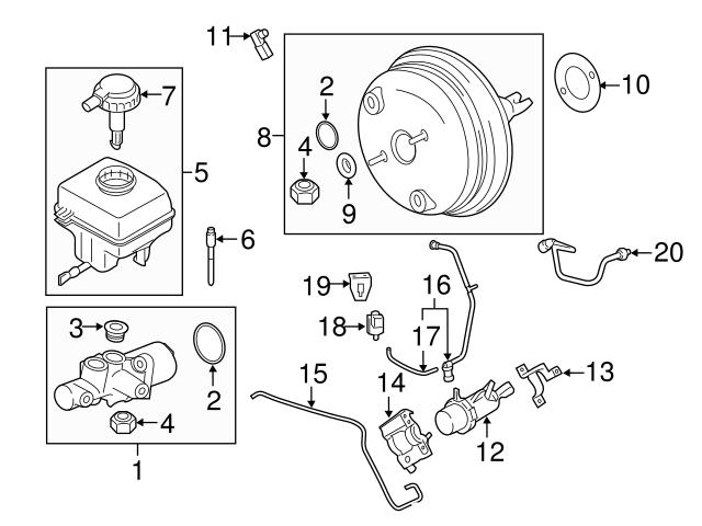Genuine BMW 34336861228 Brake Master Cylinder - BMW