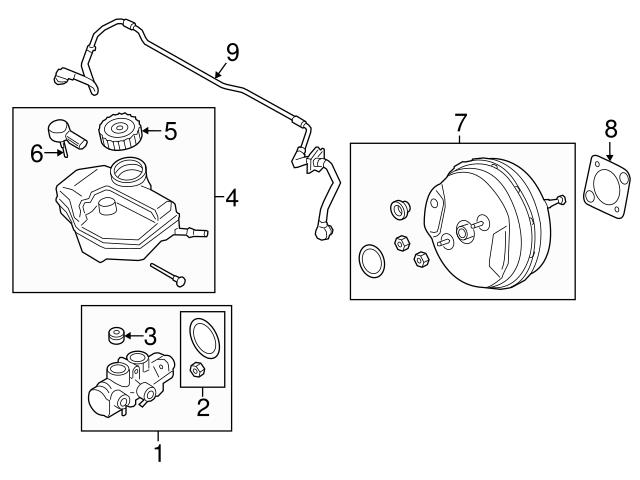 Genuine BMW 34336881095 Brake Master Cylinder - BMW | 34336873446