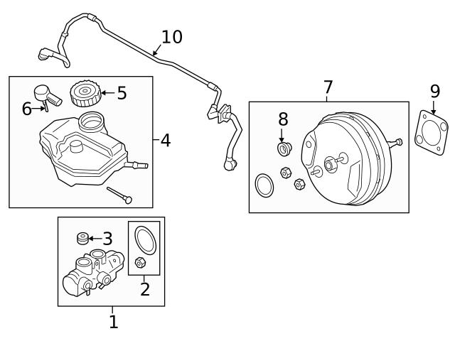 Genuine BMW 34336881616 Brake Master Cylinder - BMW