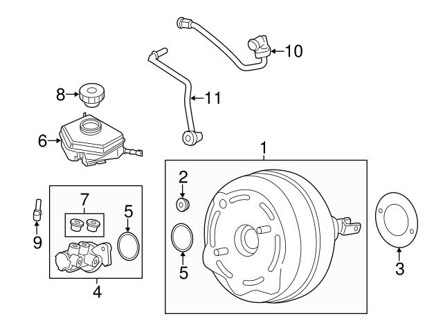 Genuine BMW 34337850999 Power Brake Booster/Servo - BMW