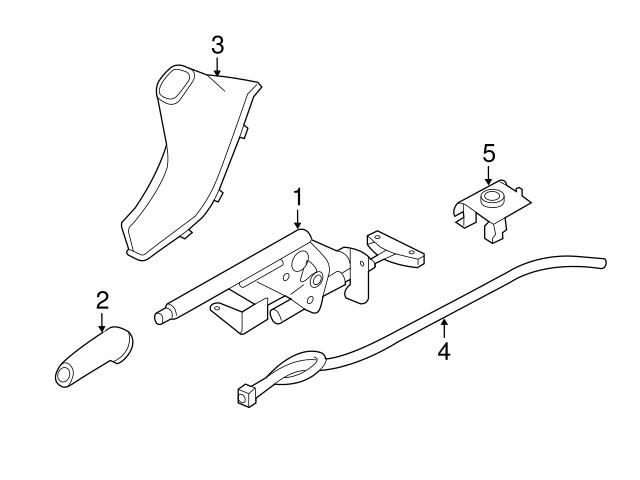 Genuine BMW 34406876774 Parking Brake Handle Assembly - BMW | 34406799101
