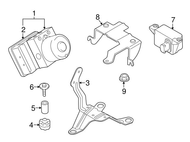 Genuine BMW 34526782372 Suspension Yaw Sensor; Front - BMW | 34503417699