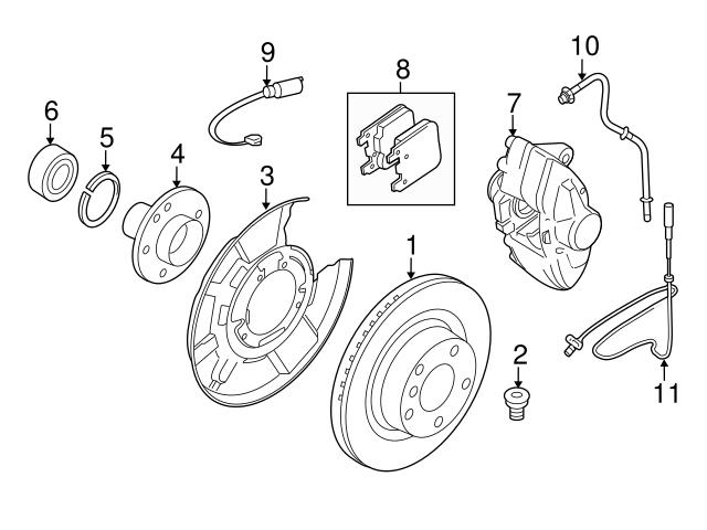 BMW M4 ABS Wheel Speed Sensors - Genuine BMW