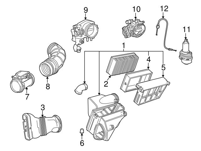 Genuine BMW 35411163163 Throttle Body/Housing - BMW