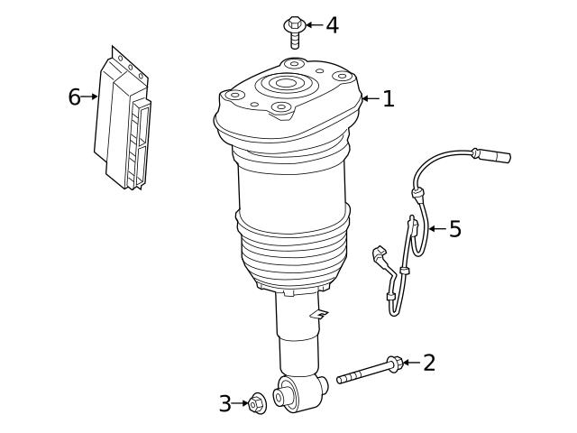 Genuine BMW 37106869047 Coil Spring Lowering Kit/Shock Absorber Kit ...
