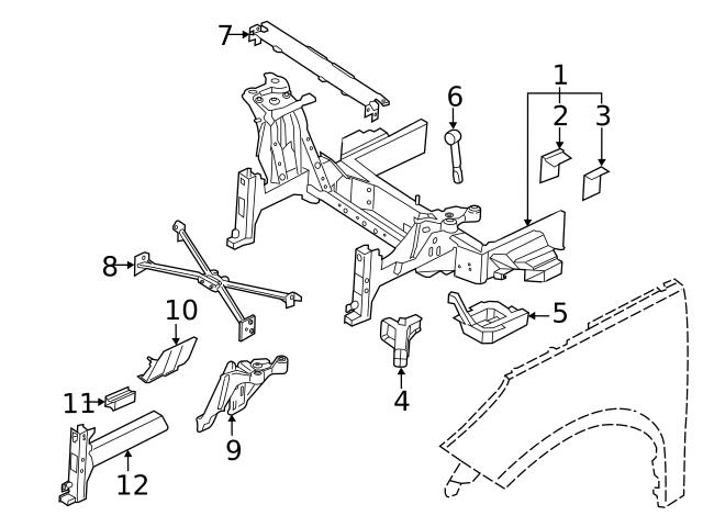 Genuine BMW 39206863511 Strut Brace - BMW