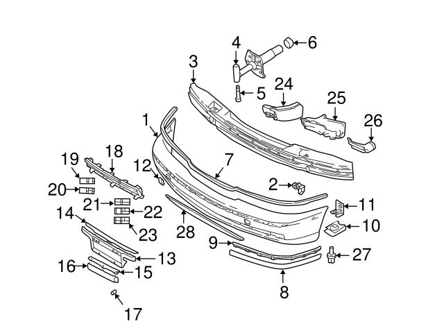 Genuine BMW 51117005971 Bumper Trim Cover; Left - BMW