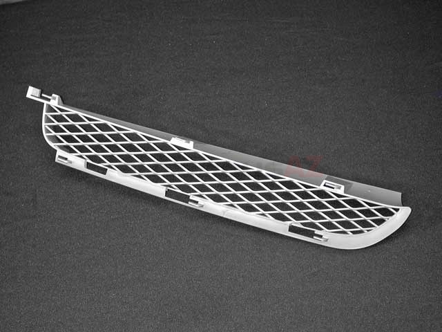Genuine BMW 51117130458 Bumper Cover Grille; Right Upper; Titanium Look ...