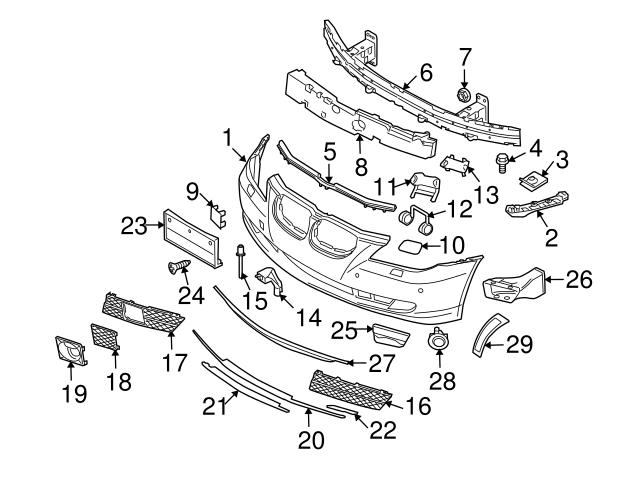 Genuine BMW 51117178100 Air Cleaner Cover; Right - BMW