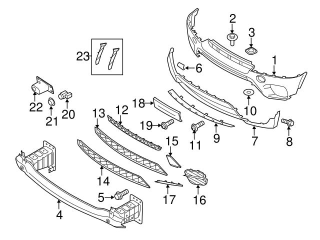 Genuine BMW 51117222744 Tow Eye Cap - BMW