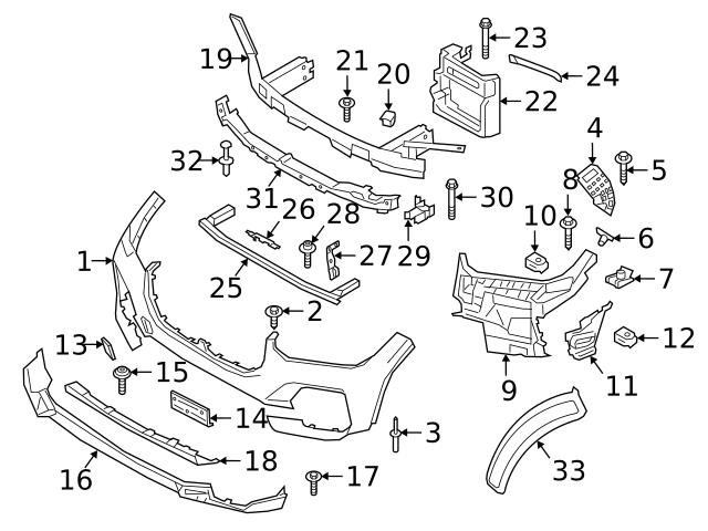 Genuine BMW 51117421871 License Plate Bracket - BMW