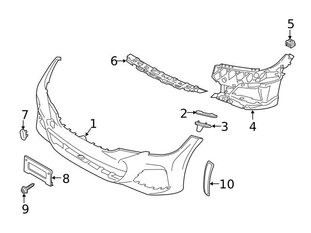 Genuine BMW 51118099893 Tow Eye Cap - BMW