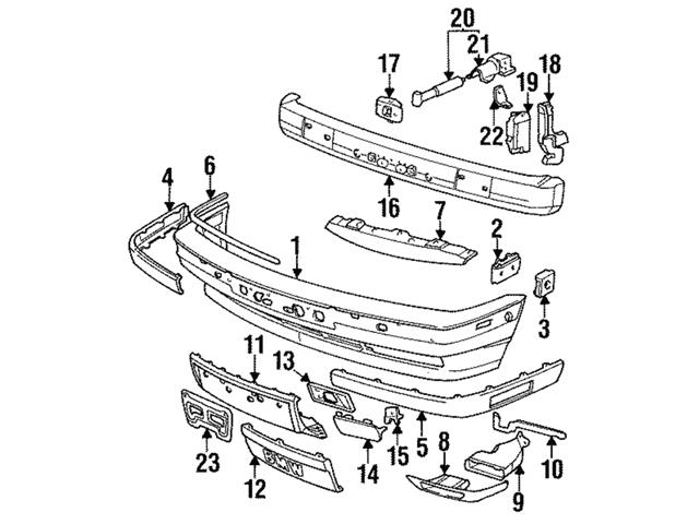 Genuine BMW 51118148291 Radiator Support Air Duct Bracket; Left - BMW