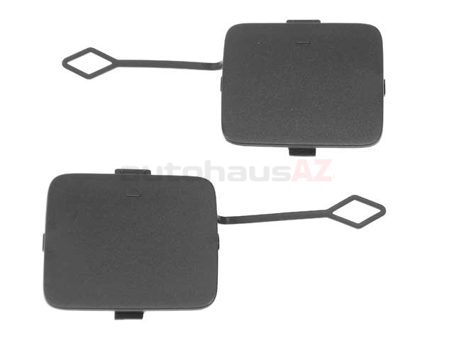 Genuine BMW 51122452510 Tow Hook Cover; Rear; Set of 2 - BMW | 51127272415