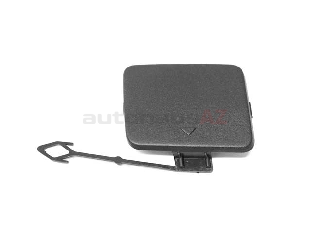 Genuine BMW 51127158448 Tow Hook Cover; Black - BMW