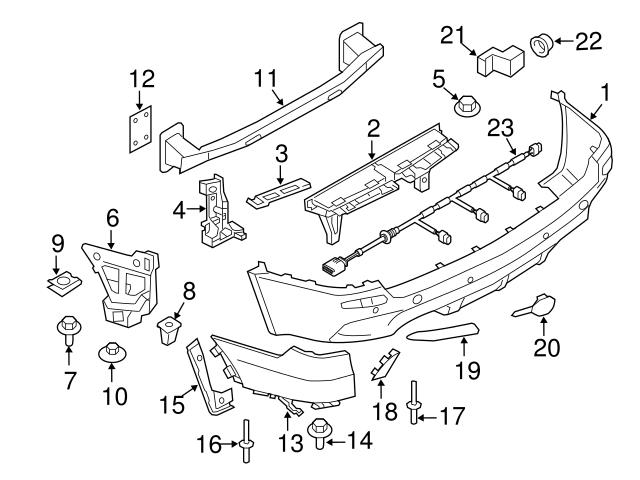 Genuine BMW 51127206865 Tow Eye Cap - BMW
