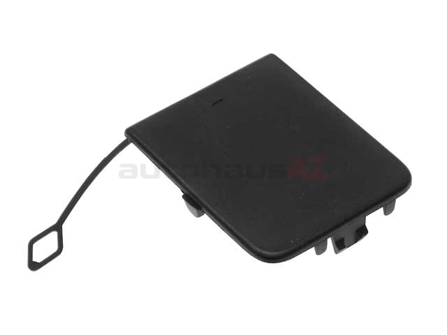 Genuine BMW 51127303815 Tow Hook Cover; Black - BMW