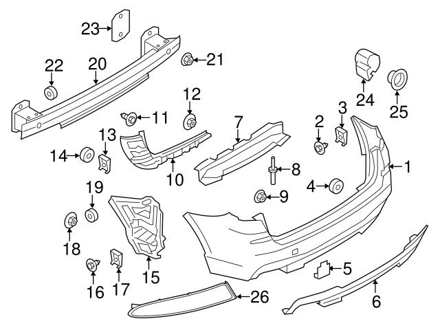 Genuine BMW 51128052112 Tow Eye Cap - BMW