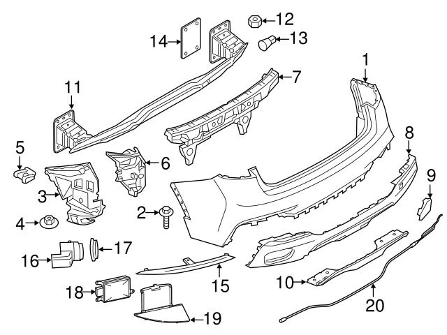 Genuine BMW 51128056540 Tow Eye Cap - BMW
