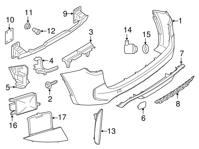 Genuine BMW 51128066894 Tow Eye Cap; Right - BMW