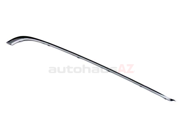 Genuine BMW BM-51128125433 Bumper Impact Strip Cover; Rear Left; Chrome ...