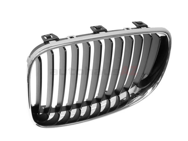 Genuine BMW 51137166439 Grille; Left; Chrome with Black Grille - BMW