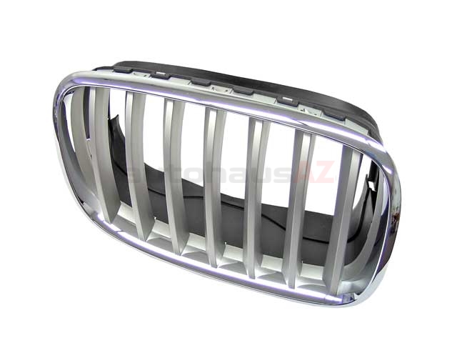 Genuine BMW 51137185224 Grille; Right; Chrome with Titanium Grille - BMW