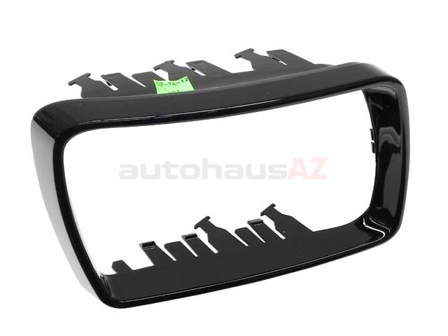 Genuine BMW 51167002320 Door Mirror Trim Ring; Right; Glossy Black - BMW