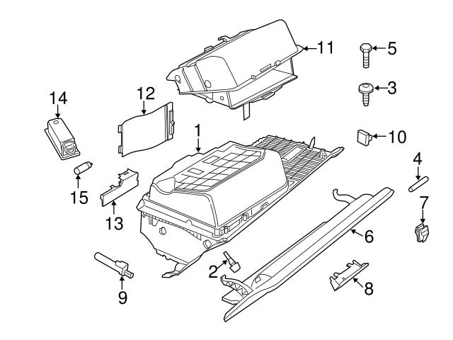 Genuine BMW 51169199173 Glove Box Door - BMW