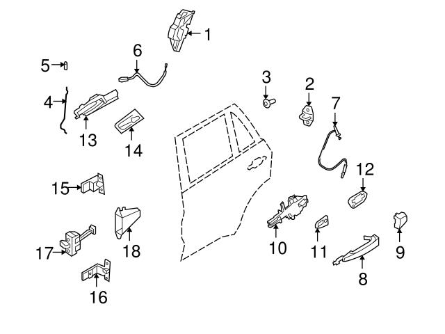 Genuine BMW 51227207567 Door Handle, Exterior; Left - BMW