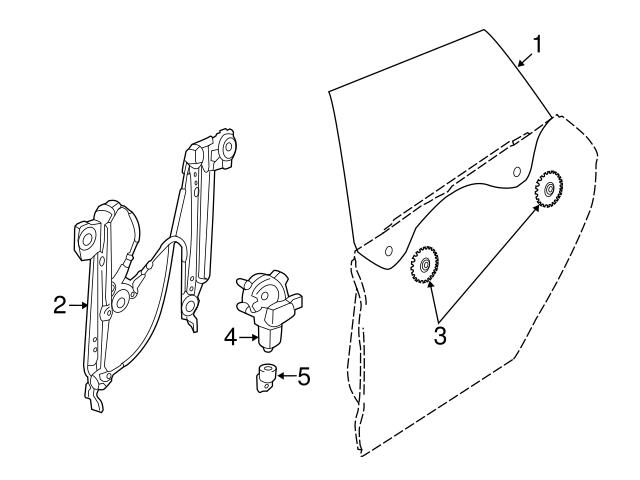BMW 440i Window Regulator Parts