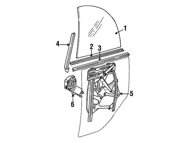 Genuine BMW 51361922167 Door Seal; Left - BMW