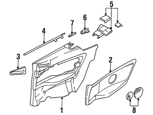 Genuine BMW 51438172798 Seat Belt Retractor Cover; Right Upper, Right ...