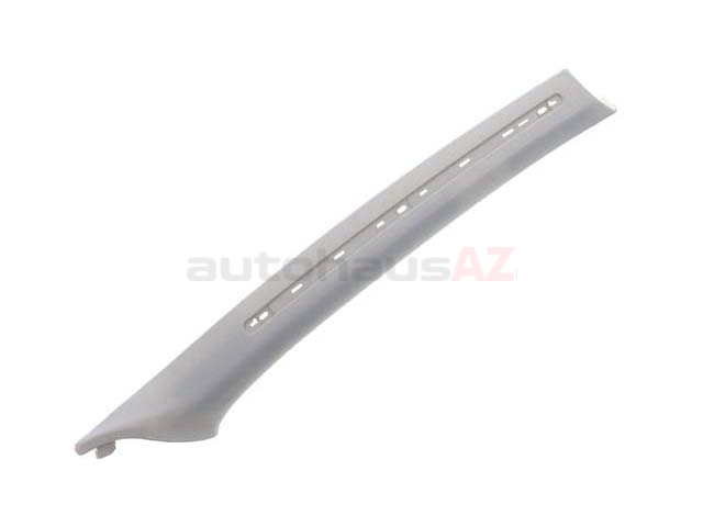 Genuine BMW 51438222624 Body A-Pillar Trim Panel; Light Gray - BMW