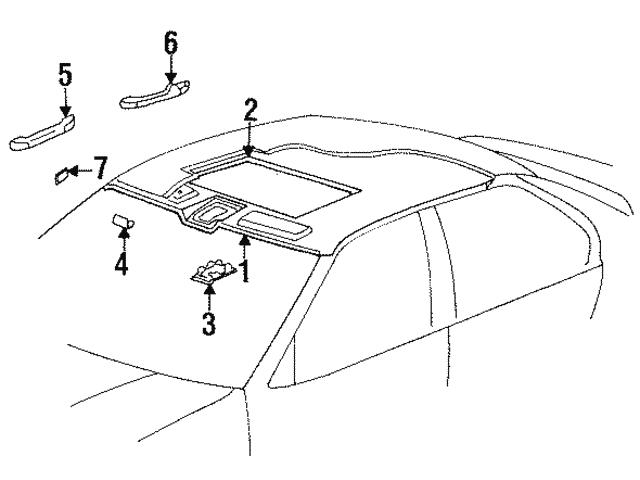 Genuine BMW 51442254965 Sunroof Opening Trim - BMW
