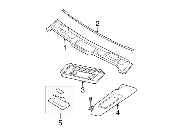 Genuine BMW 51447129313 Convertible Top Mounting Plate - BMW