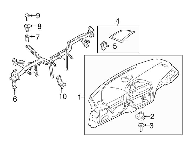 Genuine BMW 51459205402 Speaker Cover - BMW