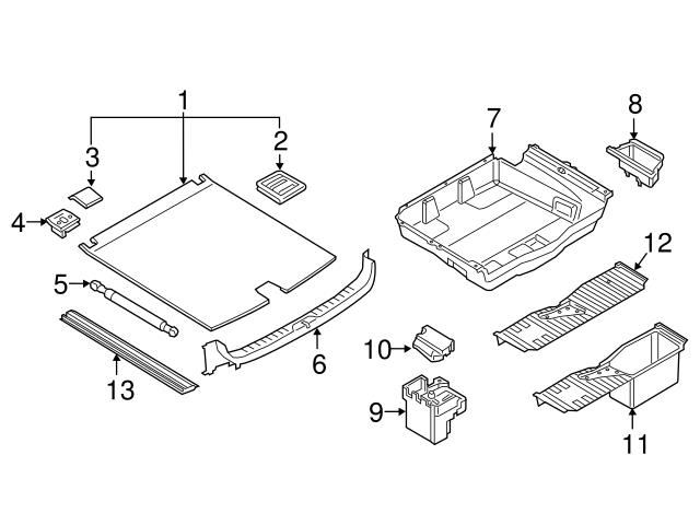 Genuine BMW 51477415419 Hood Hinge Bracket - BMW