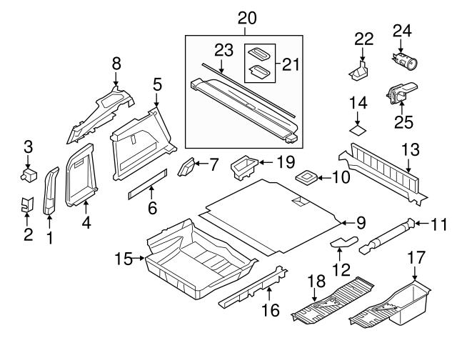 Genuine BMW 51479149120 Hood Lift Support - BMW | 51476980060