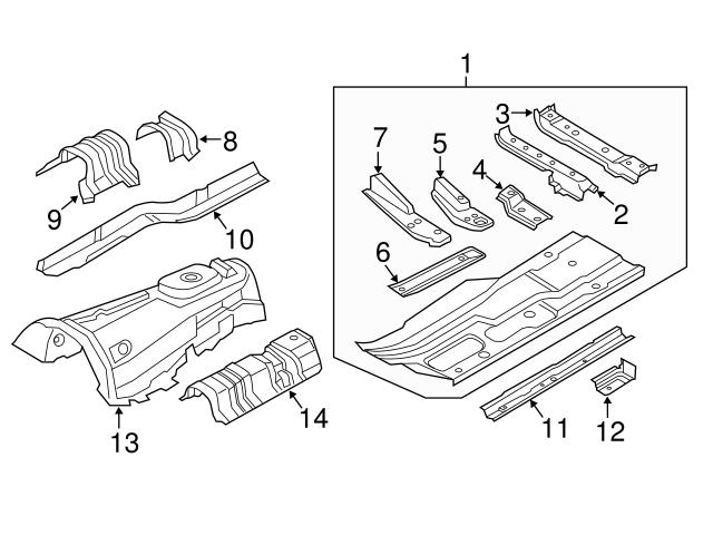 Genuine BMW 51487945996 Sound Absorber - BMW | 51489143410