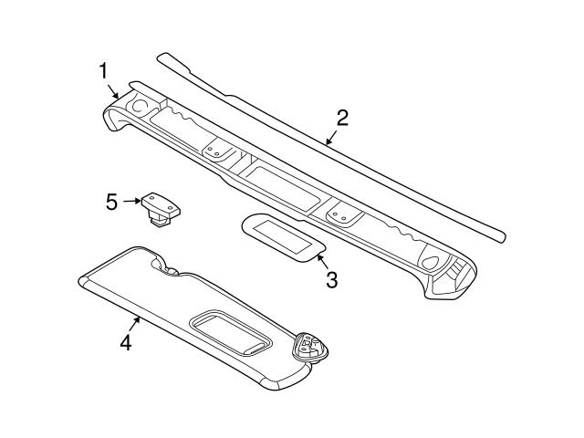 Genuine BMW 51718233413 Roof Opening Trim - BMW