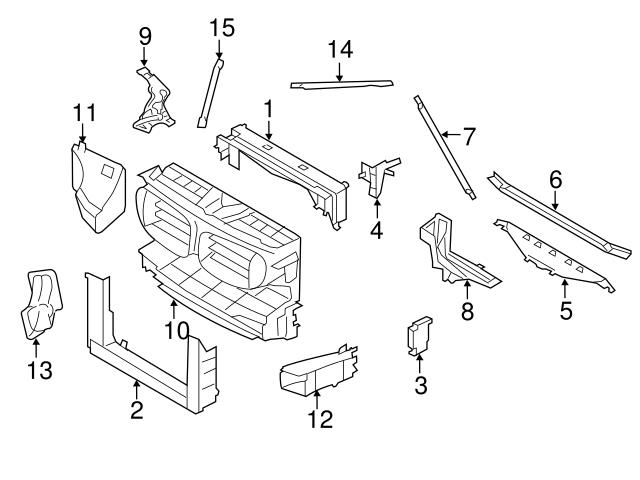 Genuine BMW 51747184155 Brake Air Duct; Left - BMW