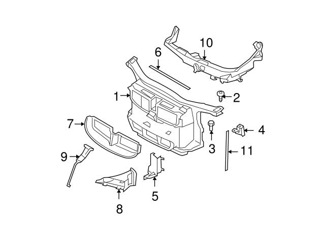 Genuine BMW 51747229186 Brake Air Duct; Front Right - BMW