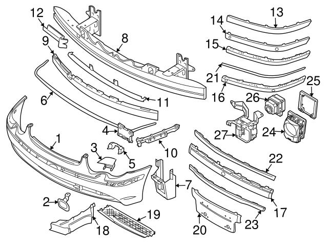 Genuine BMW 51757153783 Brake Air Duct; Left - BMW | 51718223385