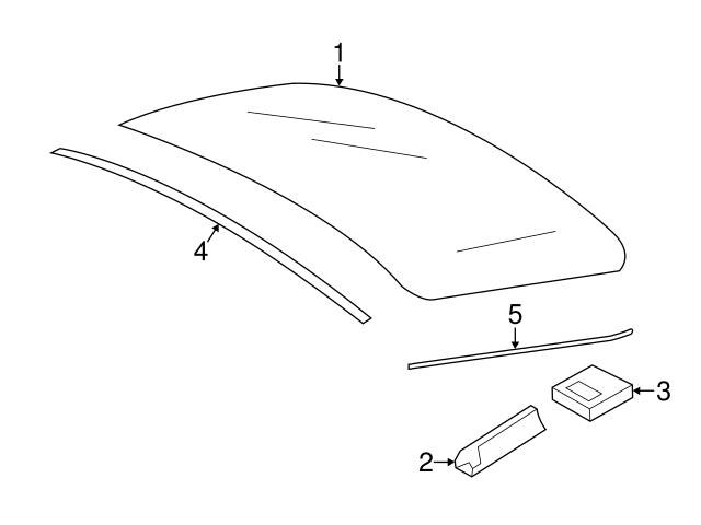Genuine BMW 51767295600 Liftgate Reveal Molding - BMW