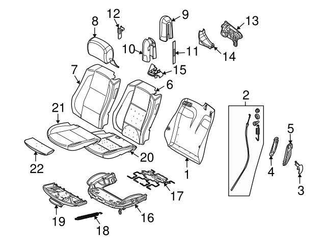 Genuine BMW 52107127701 Seat Belt Retractor Cover; Left - BMW
