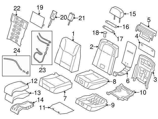 Genuine BMW 52209165798 Seat Lumbar Motor Connector; Right, Left - BMW