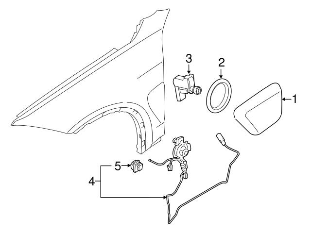 Genuine BMW 61126800407 Hybrid Charging Port Assembly - BMW | 61129384236